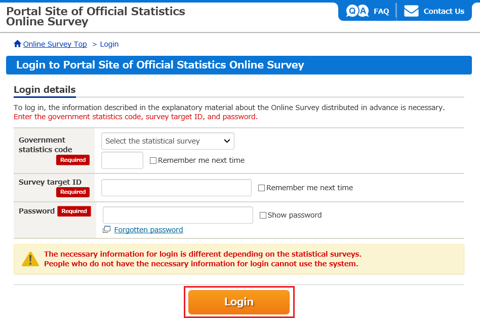 Procedures of sending answers | Portal Site of Official Statistics ...